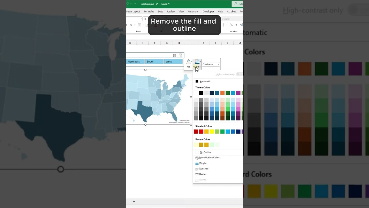 Create a Dynamic Map in Excel with Slicers! 🌍