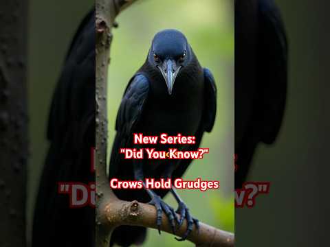 Did You Know? A Crow Can Hold a Grudge?