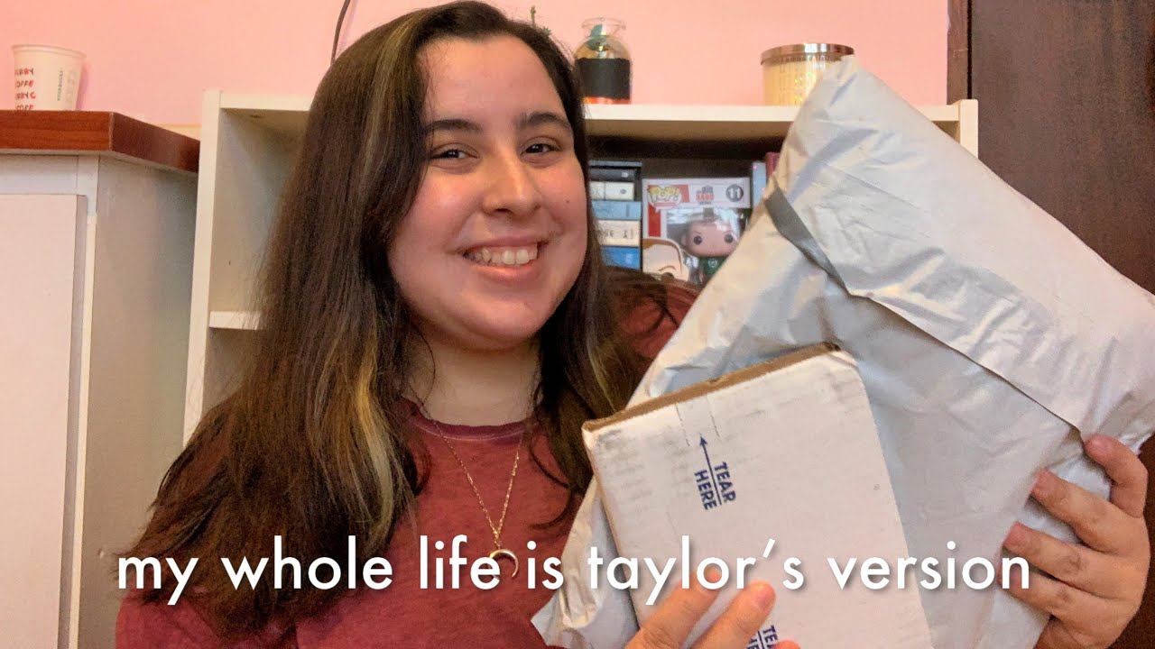 fearless (taylor's version) album and merch unboxing