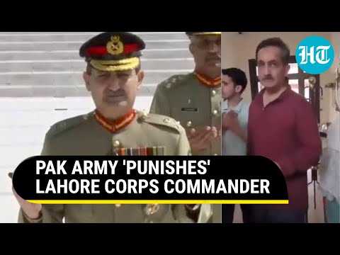 Pak Army 'punishes' Lahore Corps Commander after Imran supporters burn his home | Watch