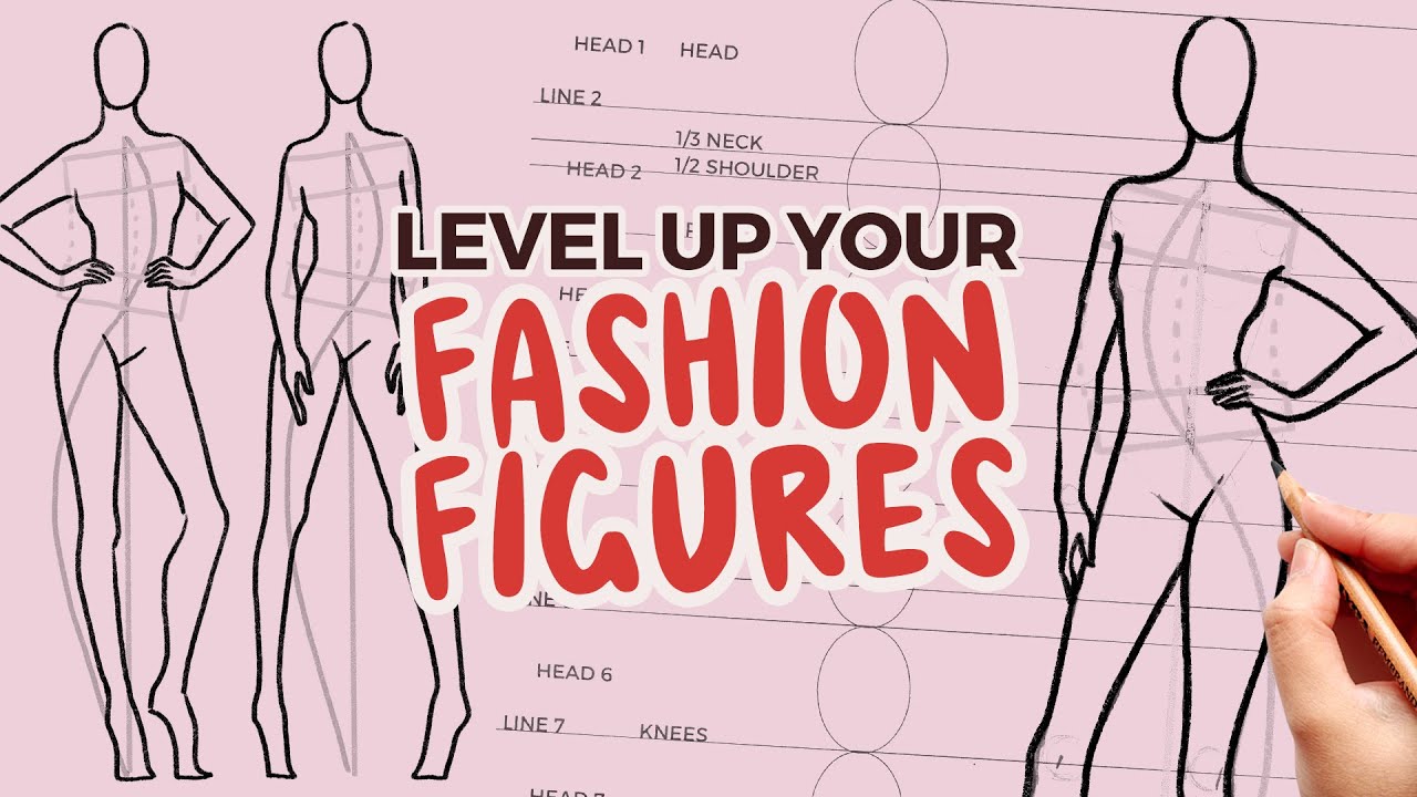 how to draw different fashion figure poses | tutorial