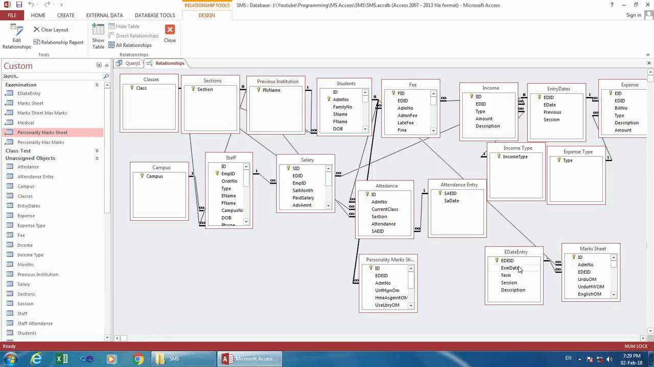 How to Create School Management System in MS Access (Comprehensive) Part-5