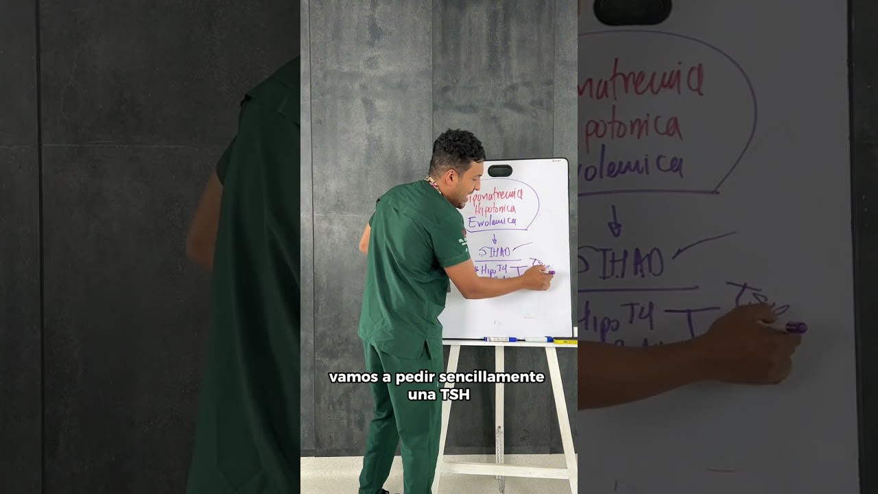 Hiponatremia, Hipotónica, Euvolémica 💧#shorts #gescons #educacionmedica