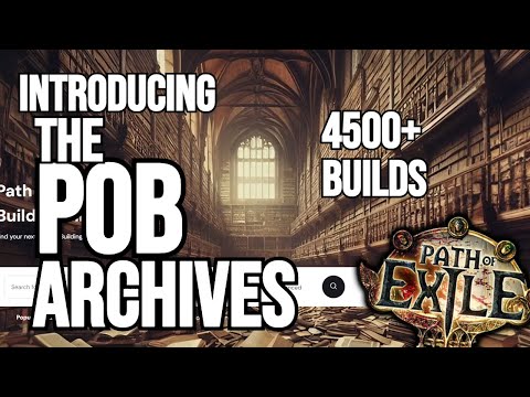 Path of Exile - Introducing the PoB Archives