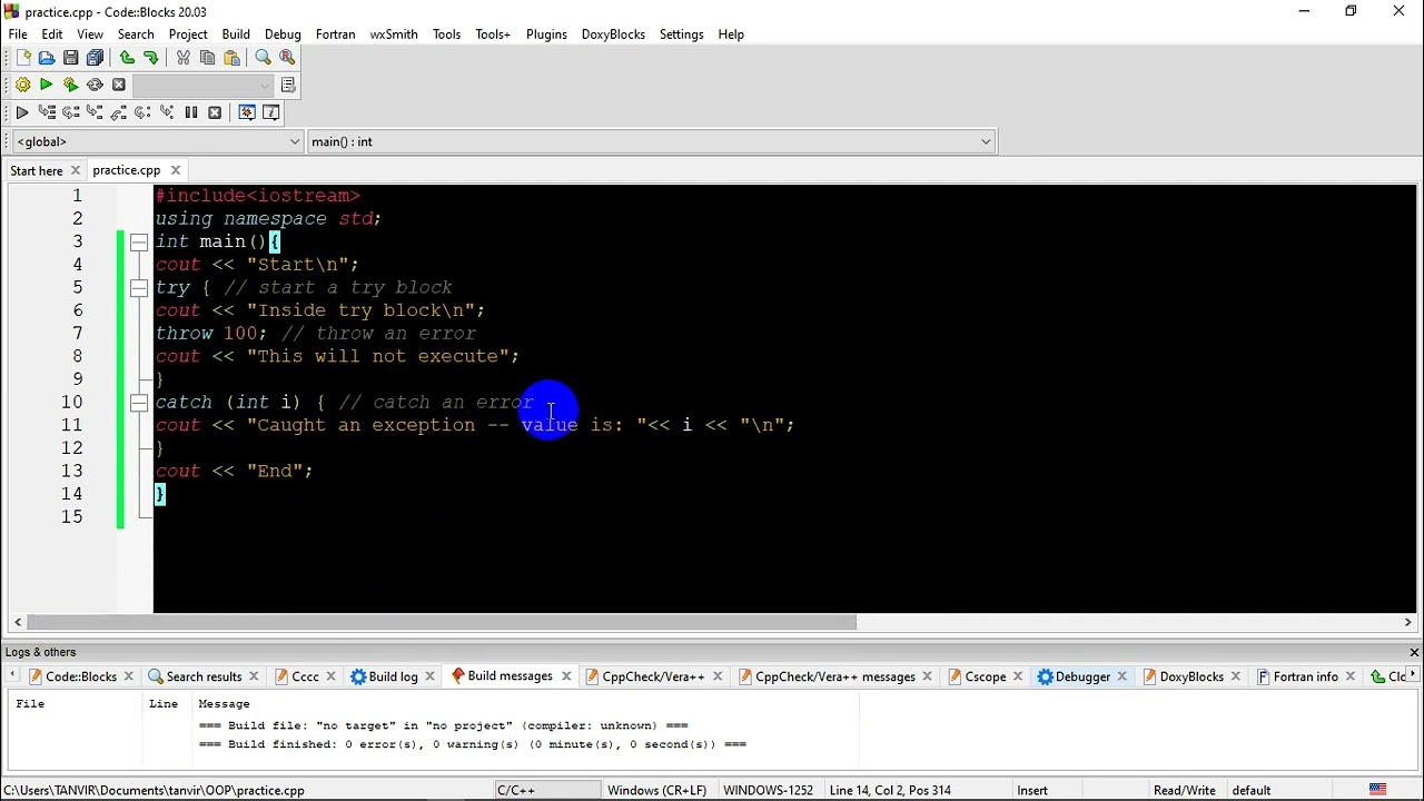 Code block code auto formatting