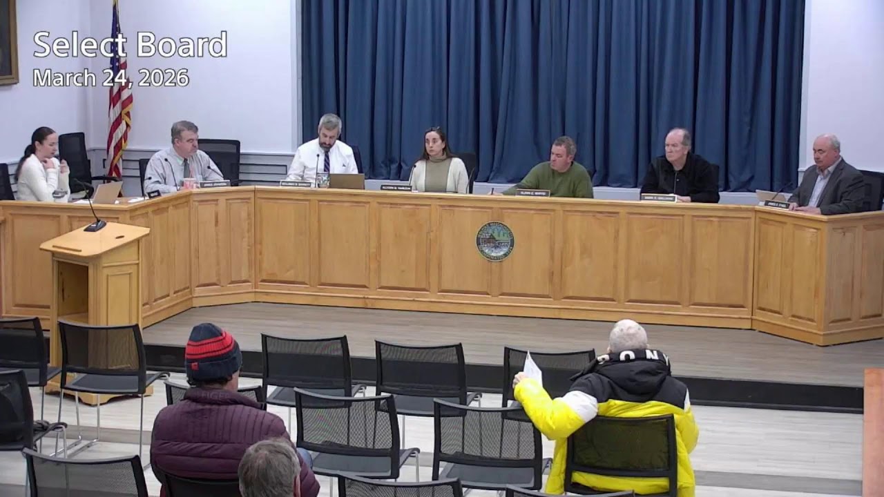 Select Board meeting March 24, 2026