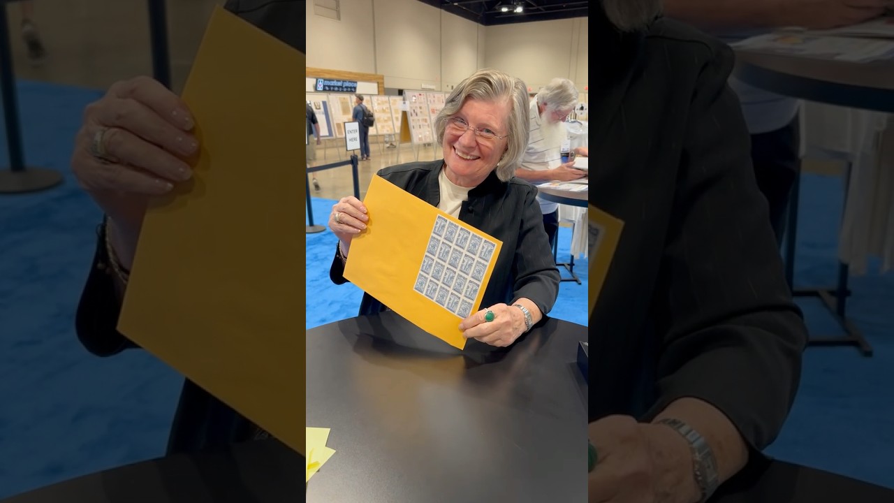 A Full Sheet Transfer | Cheryl R. Ganz at the Great American Stamp Show #philately