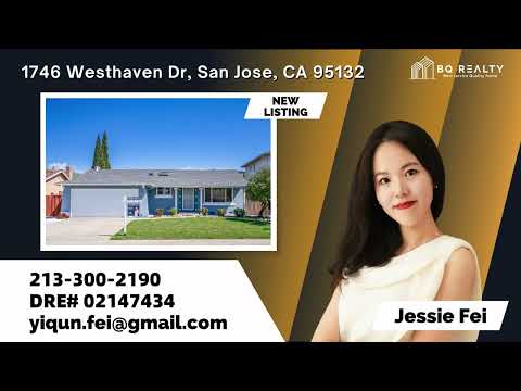 1746 Westhaven Dr,San Jose, CA 95132