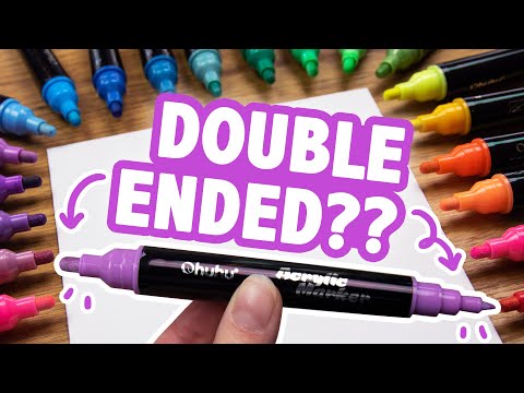 Most AFFORDABLE Paint Pens? - Testing Ohuhu Acrylic Markers