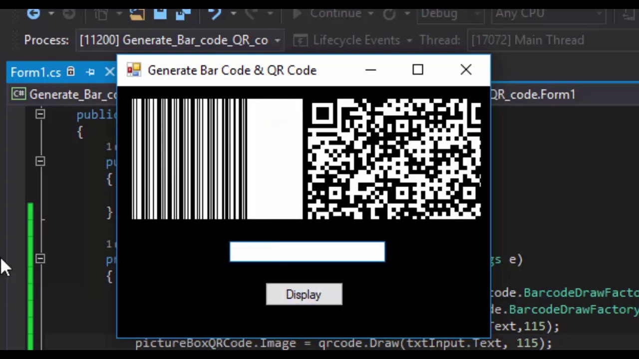 Generate Barcode and QR code in C# [Easy]