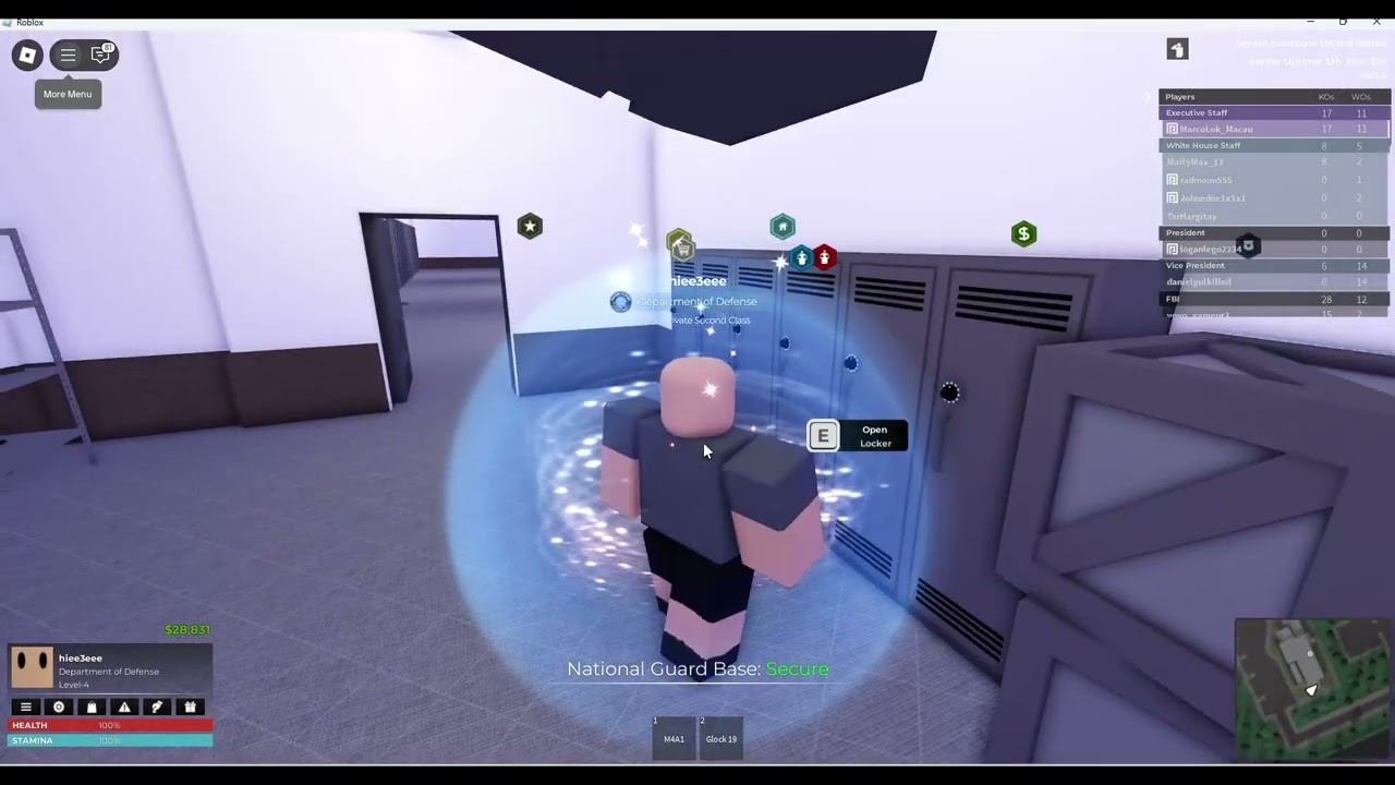 White house roleplay DOD view