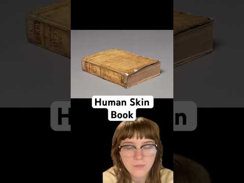 Human Skin Book ???? #weird #history #design #interiordesign #scary