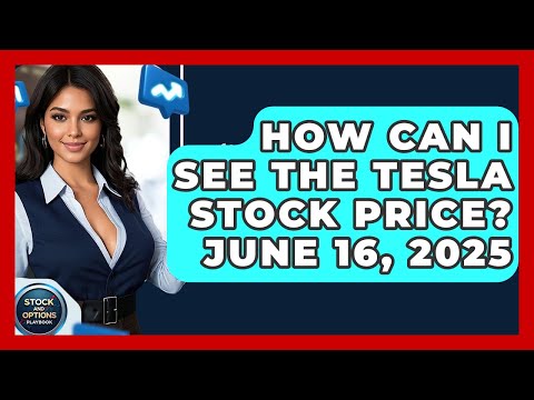 How Can I See the Tesla Stock Price? June 16, 2025 | Stock and Options Playbook