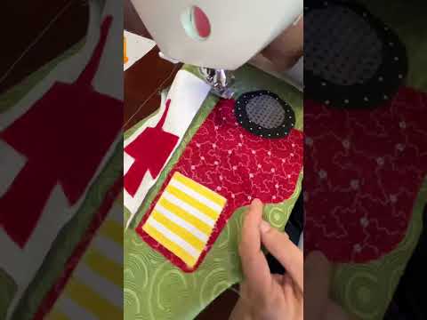 How to appliqué with a sewing machine
