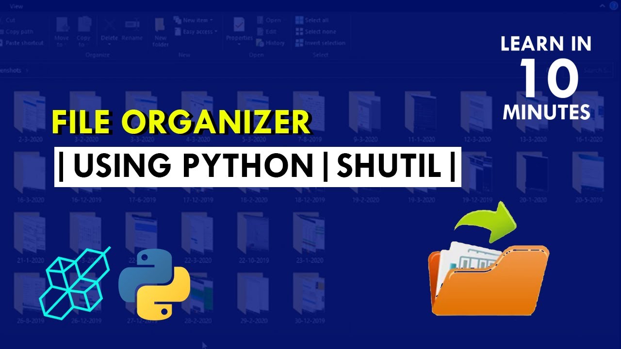 How to create File Organizer using python | shutil | Python