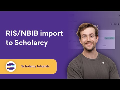 How to upload reference files to your Scholarcy Library | Import RIS to Scholarcy