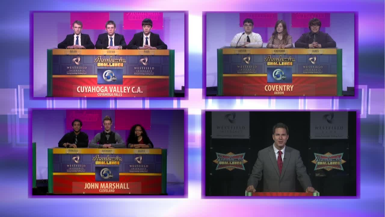 Academic Challenge May 16, 2015