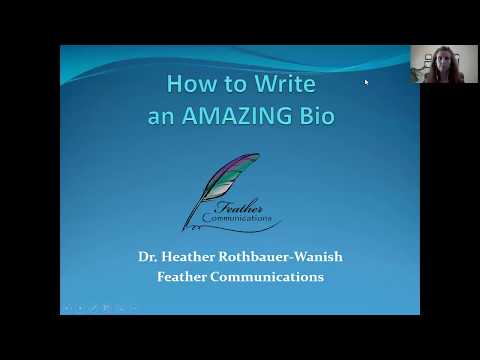 How to Write an AMAZING Bio