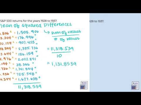 MATH: Standard Deviation in Stocks and Bonds