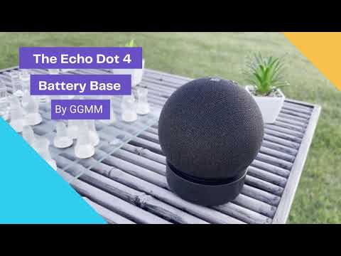 The Echo Dot 4 Battery Base by GGMM - "Outdoor Chess" Commercial