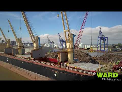 Ward.com ships out 20,000 tonnes of steel in its first vessel from Immingham