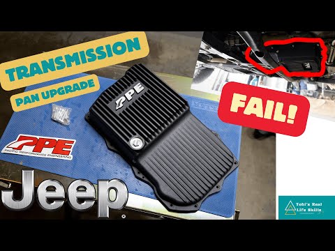 PPE Transmission Pan Upgrade FAIL | Jeep Wrangler JL 2020 | Transmission Fluid Change