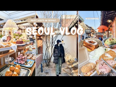 Seoul Vlog 🇰🇷 part 5 | WHAT I ATE in Ikseon-dong, Anguk, Hyehwa, Hongdae and Yeonhui (indo/eng)