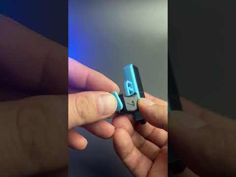 3D Printed pistol keychain bb shooter #3dprintable #satisfying