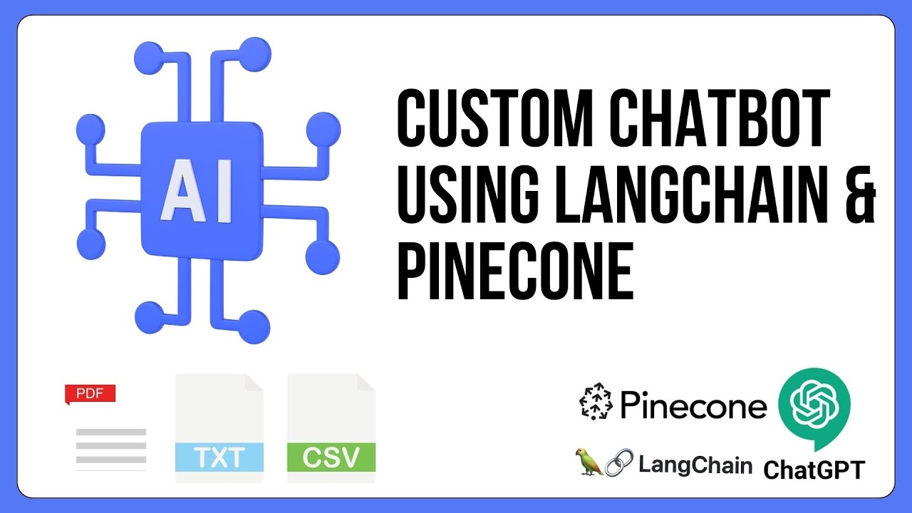 Chatbot using Langchain Pinecone |  Custom chatbot | LLM's Based chatbot | Read Description