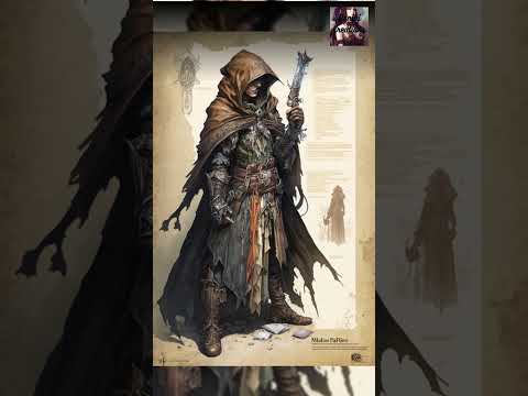 Ai Generated Art Using D&D Adventuring Party Character Concepts (midjourney) #shorts