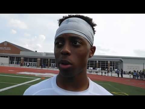 Mount St. Joseph football Jadan Blue 9/5/15