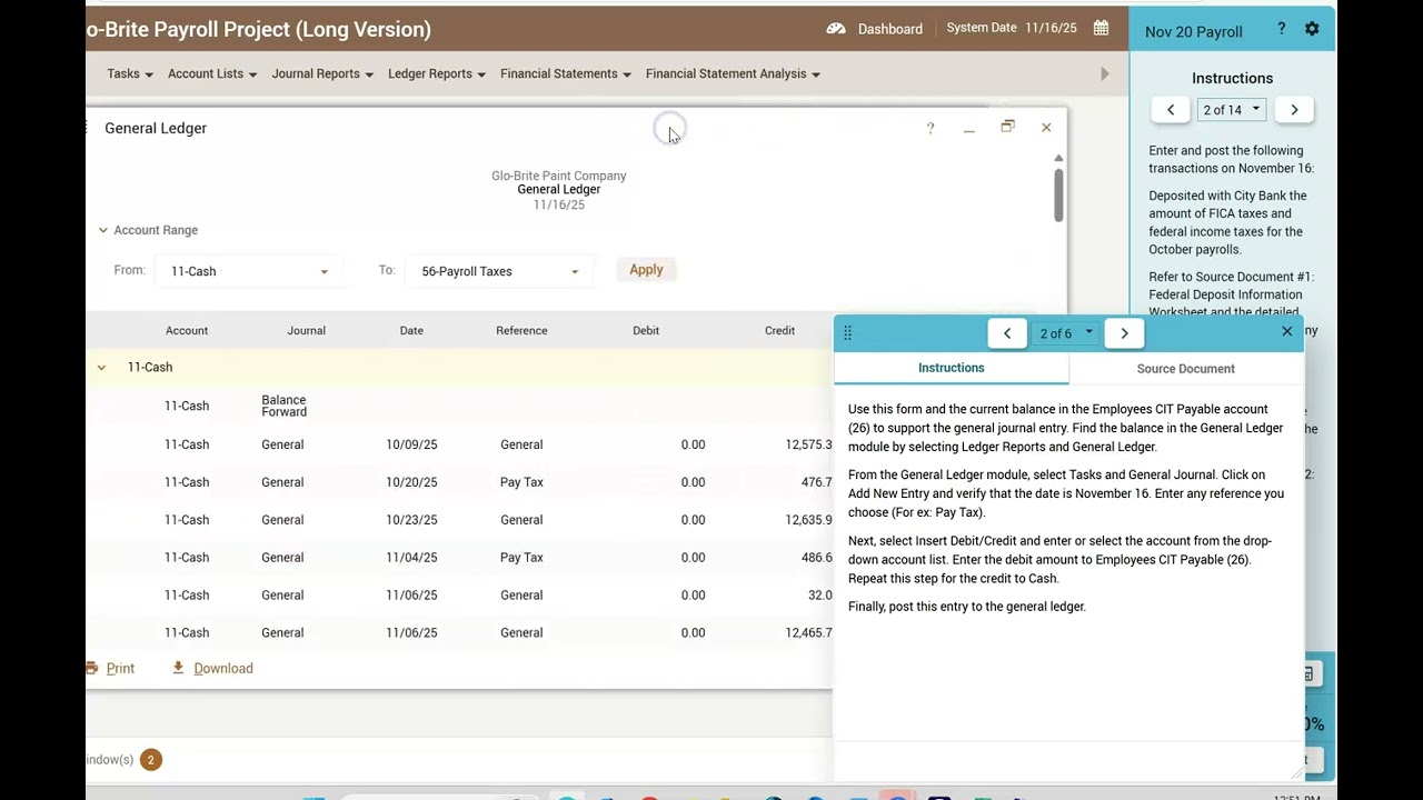 Payroll Project Module 5