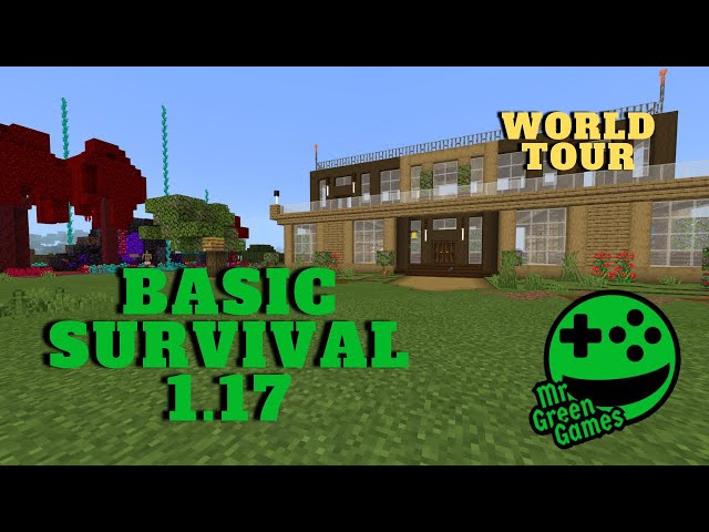 Basic Survival 1.17 (Bedrock Map) Minecraft Map