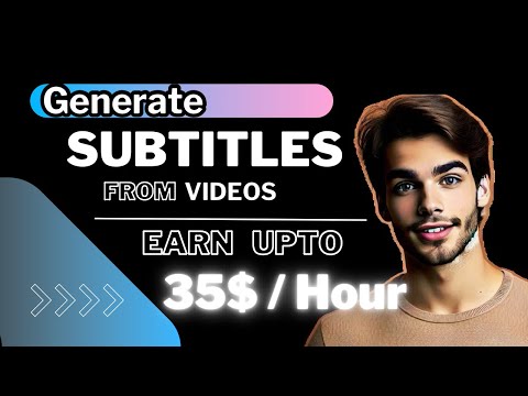 Earn up to 35$/Hour with this Easy Side Hustle | Subtitling and Closed Captioning Jobs | Remote Jobs