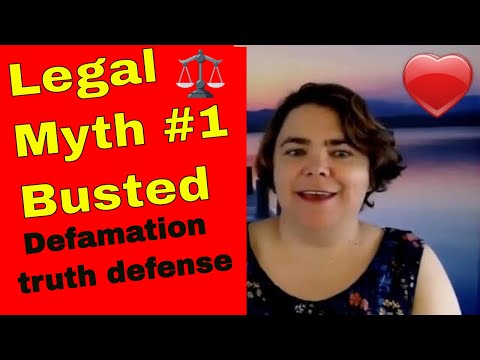 Defamation Law and Defence of Truth: MYTH BUSTED