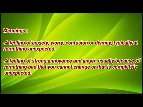 Today's word - Consternation