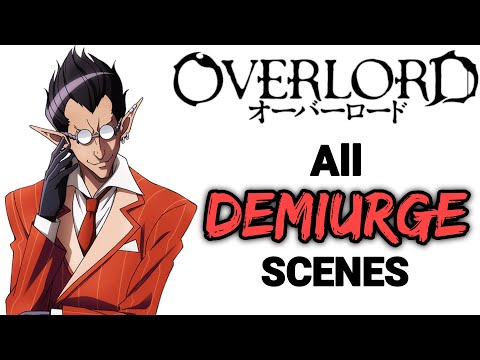 All Demiurge Scenes | Overlord (Season 1, 2, 3, 4) English Dub