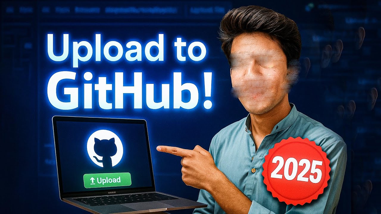 How to Create Repository and upload Project on Github 2025 [ Clean and Simple Way ]