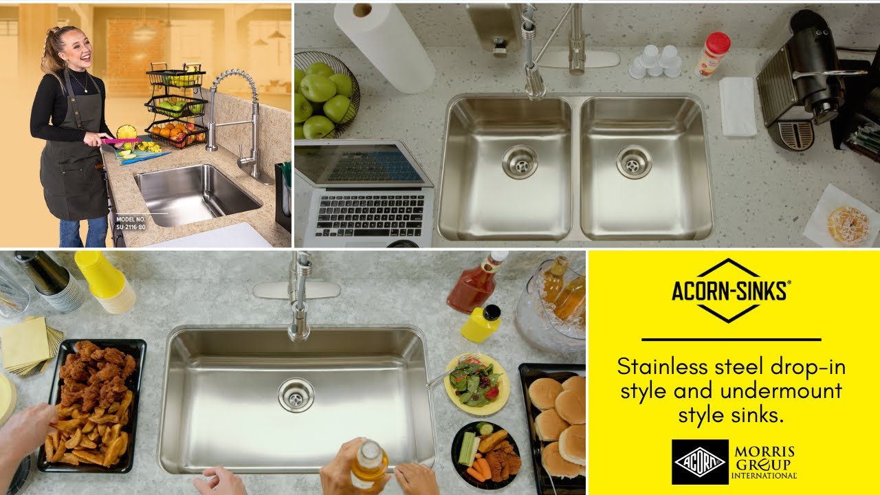 Acorn Engineering Company® Acorn-Sinks®! | Drop-In & Undermount Style Sinks