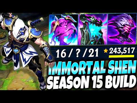 My New Season 15 Shen Build Guide went BEYOND IMMORTAL: 240.000 TOTAL DAMAGE - s15 League of Legends