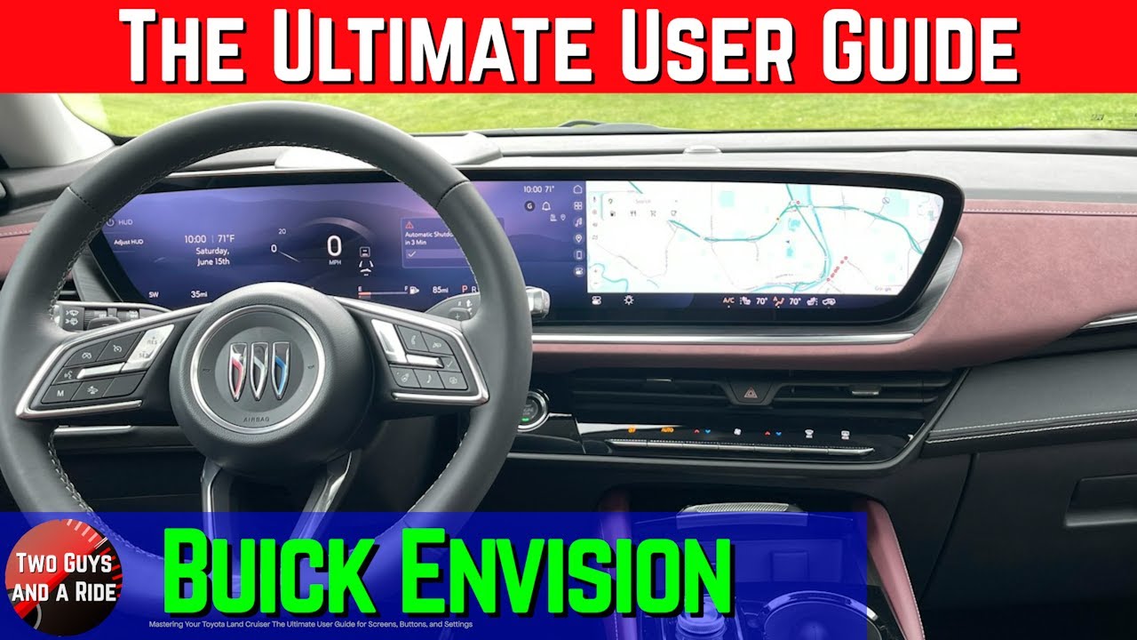 Start Here: Ultimate User Guide for Your 2024 Buick Envision’s Screens, Buttons & Tech