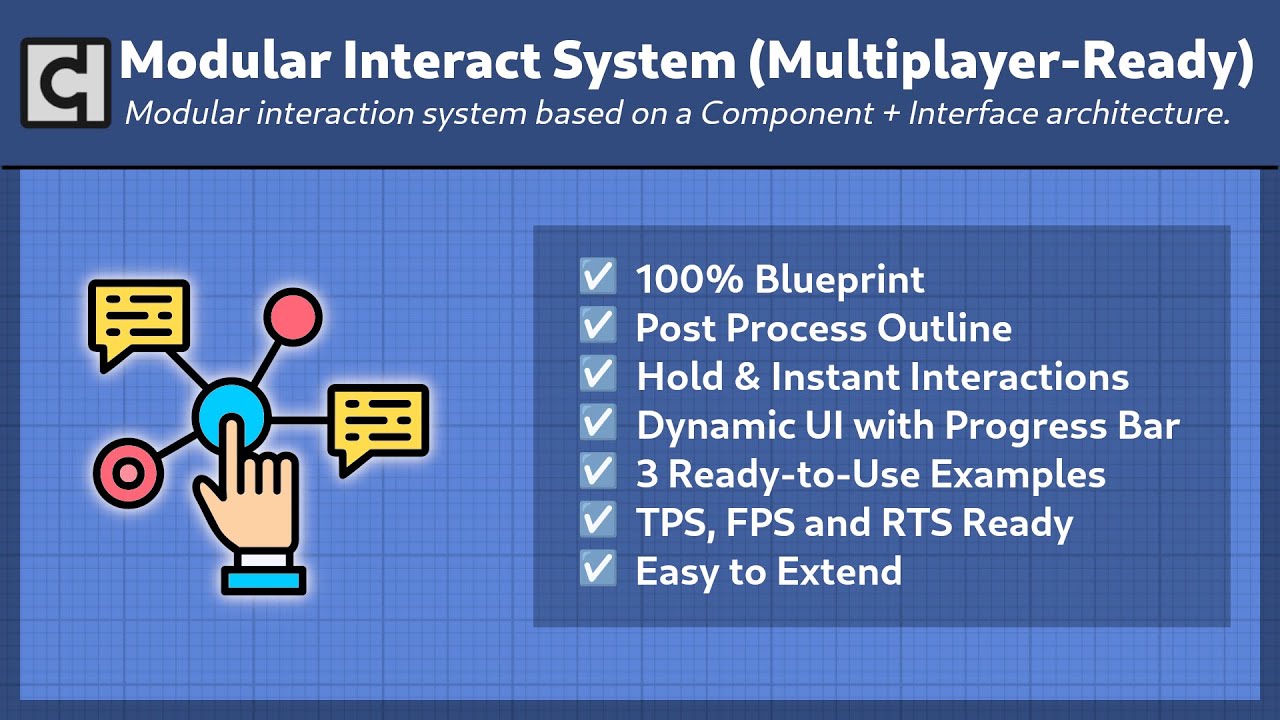 Modular Interaction System (Multiplayer-Ready)