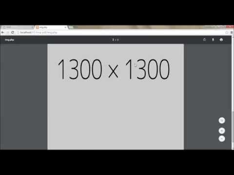 Create PDF using PHP - FPDF - 3 - Attaching Image and Fitting to Paper Size (Resizing)