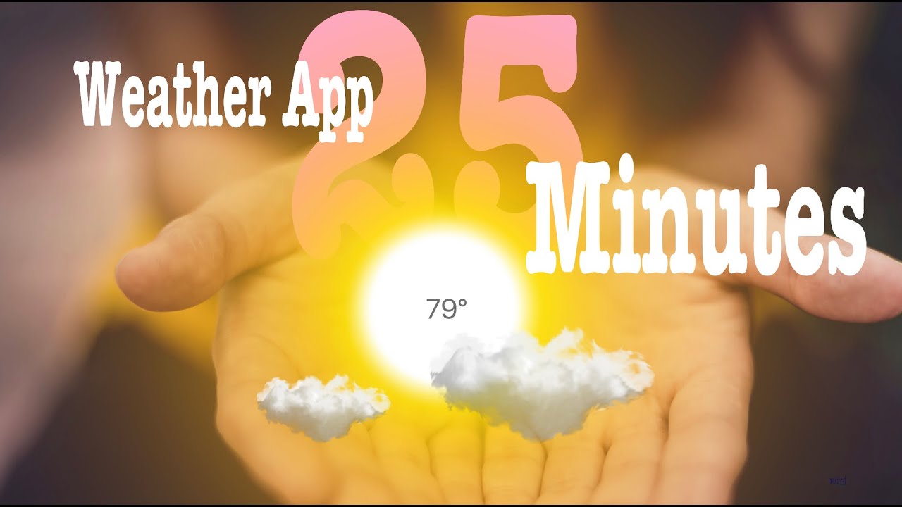 How to CODE a WEATHER APP in 25 minutes! Python projects 2021 Beginners || CODING TUTORIAL