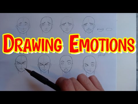 How To Draw Emotions - Anime and Manga #howtodraw #anime #manga