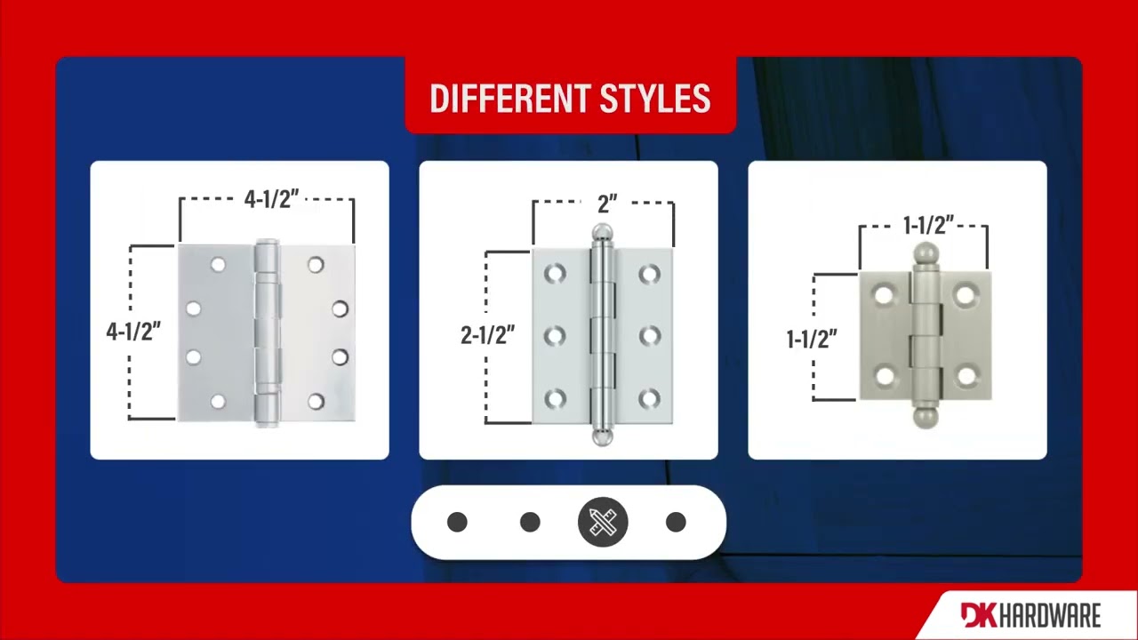 Butt Hinges: Residential Hinges | DK Hardware