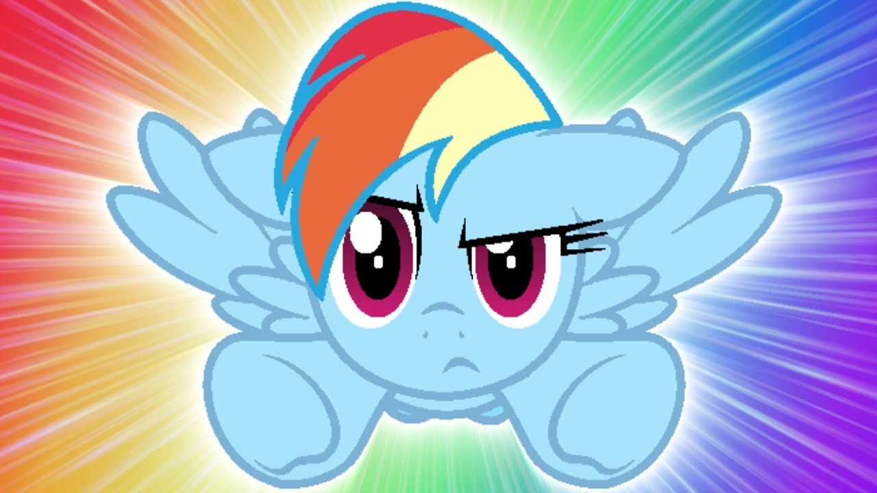 Animating (+ Commentary): Rainbow Dash Flying (Front Angle)