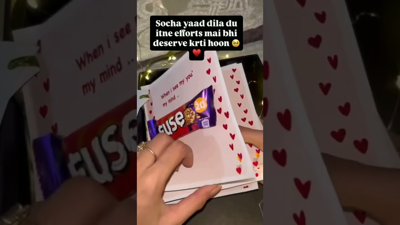 Affordable Chocolate & Toffee Hamper for Love ❤️ | Cute & Sweet Gift Idea🎁order on 8930846353 #gift