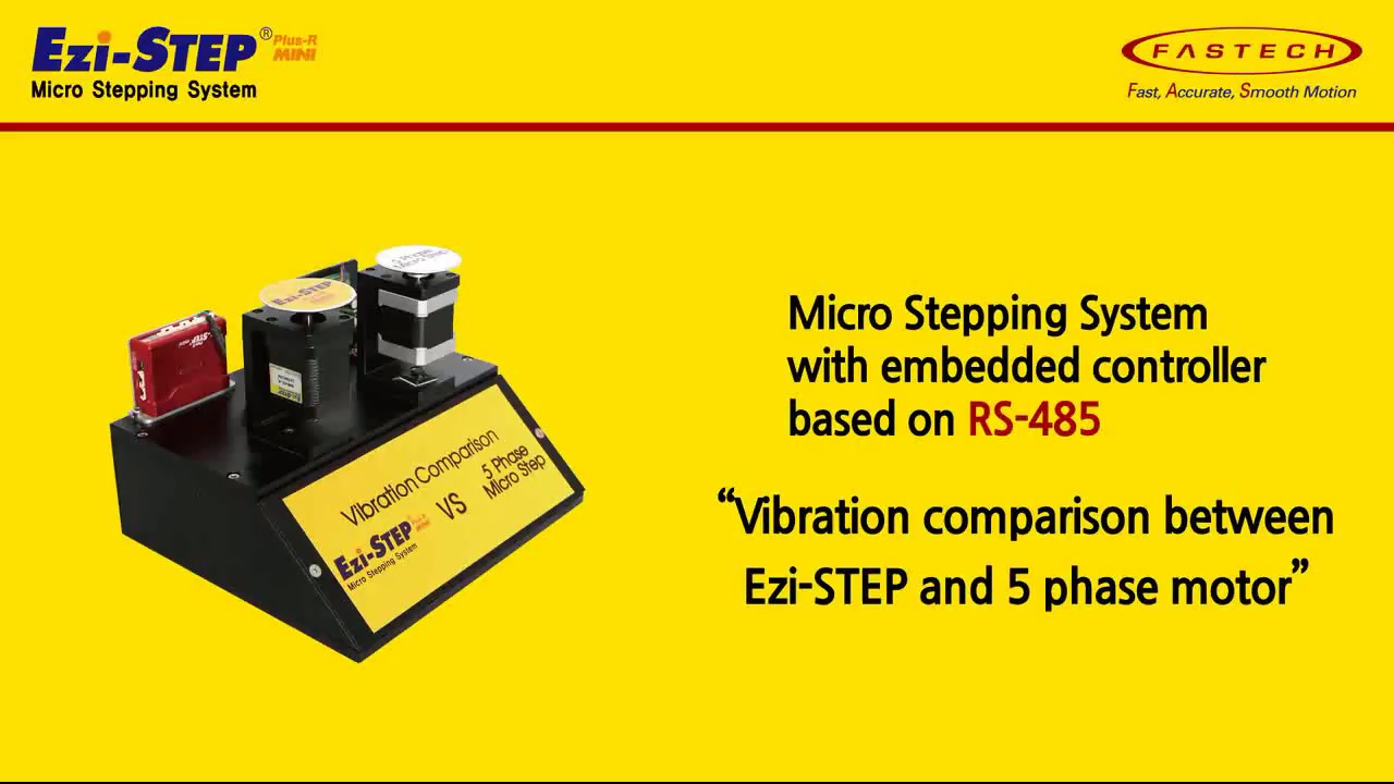 49  171201 Ezi-STEP Plus-R MINI Ezi-STEP vs 5 Phase Stepping Vibration Comparision ENG