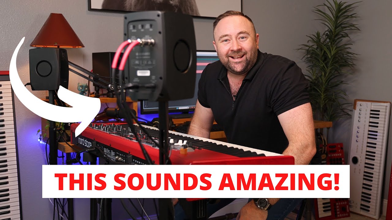 Nord Stage 4 - External Speaker Setup Experiment! (ADAM Audio DV3)